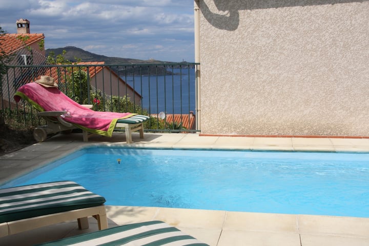 T4 En Duplex, Vue Mer Et Piscine - Portbou
