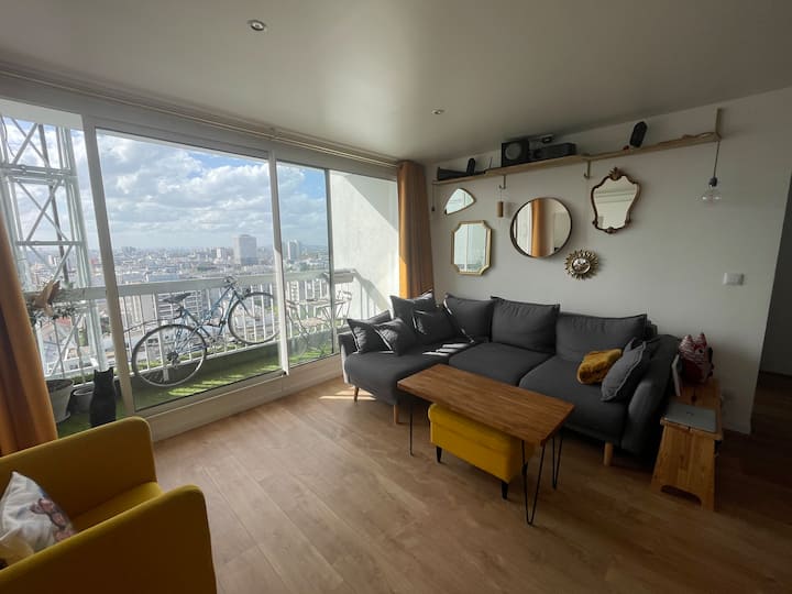 Apptmt Comédien Vue Tour Eiffel - Épinay-sur-Seine