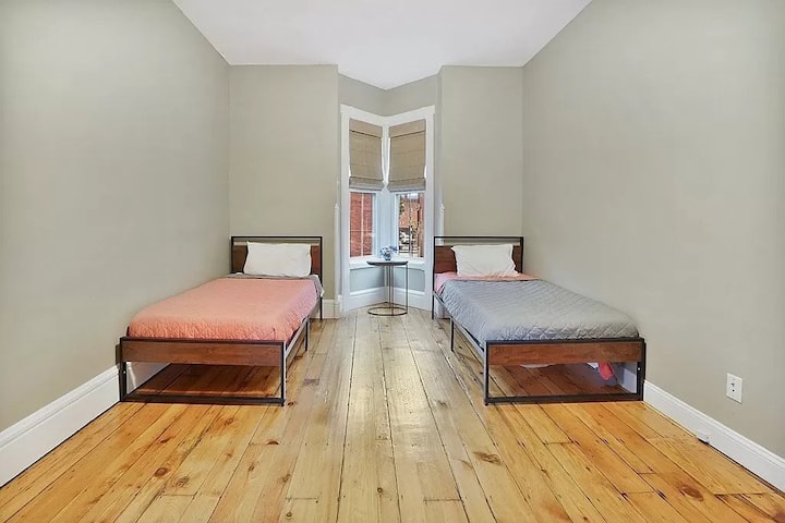 Silver Room In Rare Downtown Brick Row House - Springfield