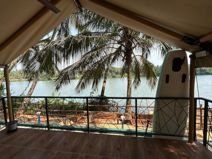 Glamping Experience By The River - Udupi