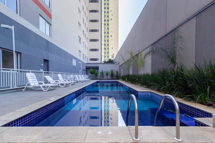 62b Metrô Brás, Pari, 25 Março, Piscina - São Paulo