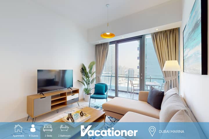 Silverene Tower B - Bright Two Bedroom - Dubai Marina