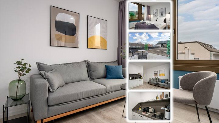 Bright: Heart Of City | Kitchen | Roofterrace - Lippstadt