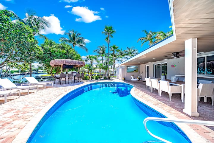 Heated Pool+waterfront! Golf Cart+1 Mile To Beach! - Fort Lauderdale, FL