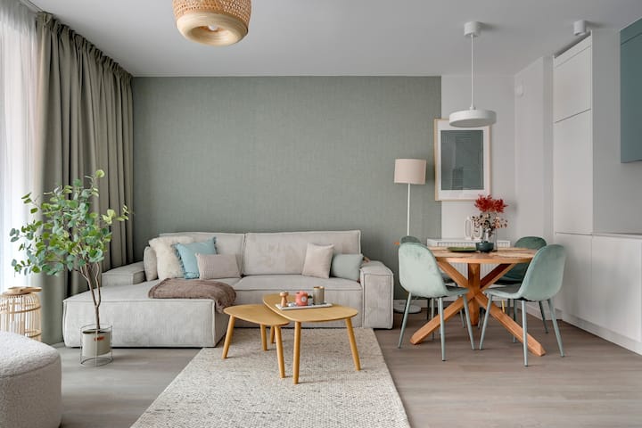 2 Apartments | For 8 People | Balcony | Parking - Gdańsk