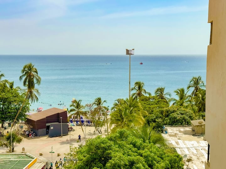 Central Apartamento Con Vista Al Mar Mara - 803 - Santa Marta, Colombia