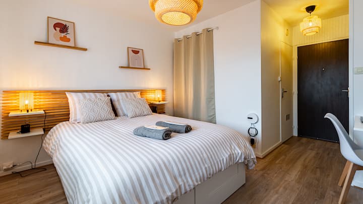 L Appart De Lilou : Confort / Proche Centre Ville - 디종