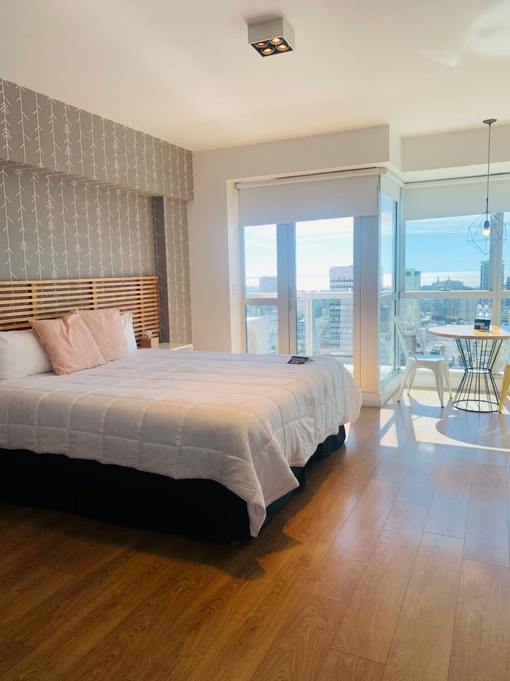 Monoambiente Con Espectacular Vista En Altura - Buenos Aires