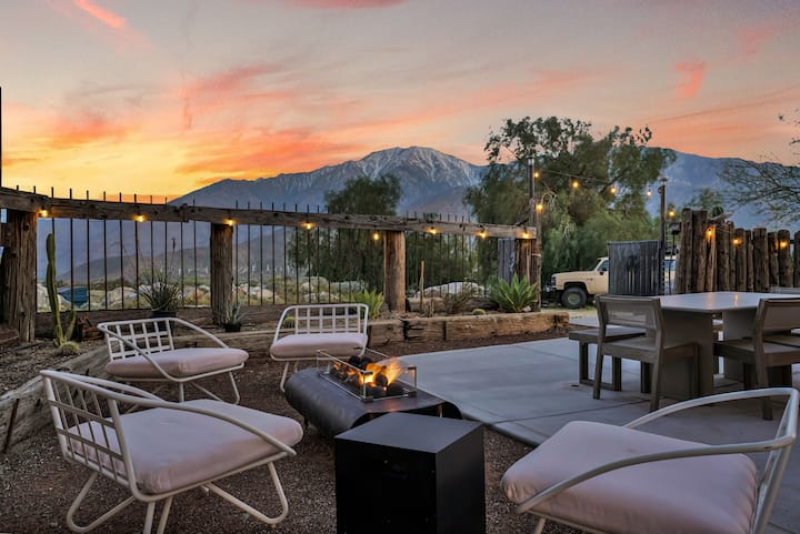 The Desert Shack: Saltwater Pool/hot Tub, Fire Pit - Cabazon, CA