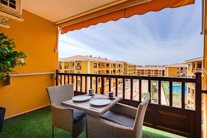 Palm Mar El Mocan Penthouse Flat Lux Rénové - Los Cristianos