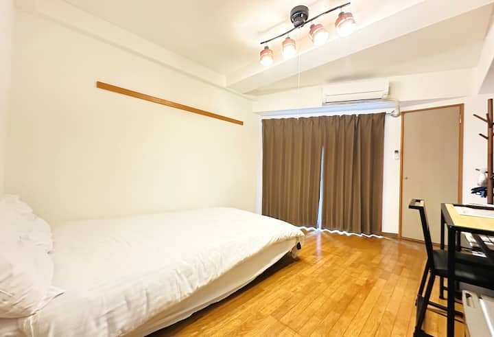 【Trust Inn 301】縮景園すぐそばで好立地!ベランダからは川の景色を眺めてお寛ぎ可。 - Hiroshima, Japan