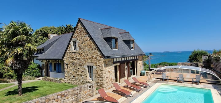 Villa Vue Mer, Plage, Piscine. - Île-de-Bréhat