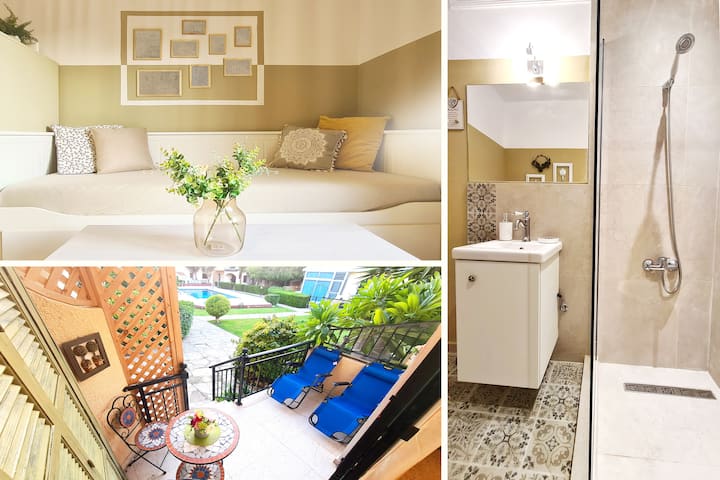 Stylish Apartment ”Olive”with Terrace&pool - Paphos