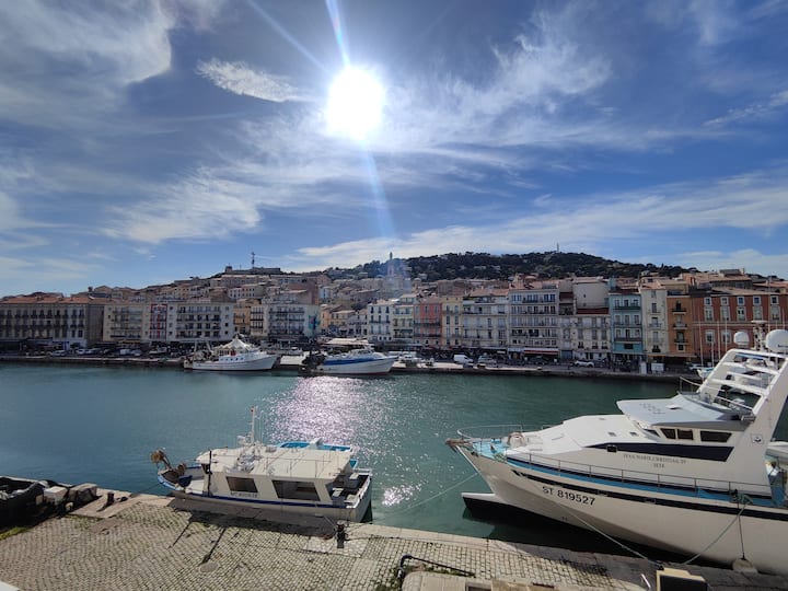 Grand T3 Sur Quai Vue St-clair - Frontignan