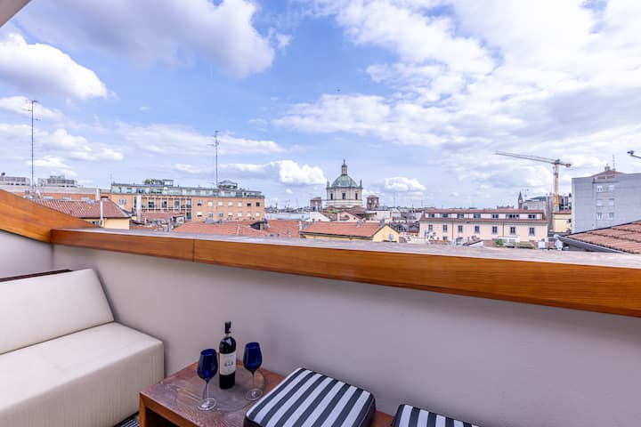 Luxury Duplex With Panoramic Terrace Near Duomo - Milán