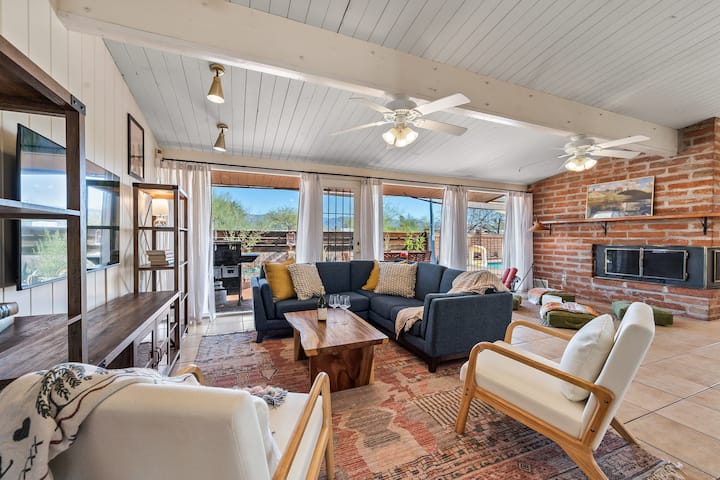 Zen Desert Escape: Pool | Bbq | 4bd | Unique Oasis - Tucson, AZ