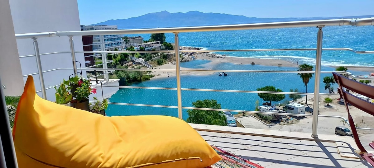 Santi 40:Beachfront Sunset Flat - Apartments for Rent in Sarandë, Qarku ...