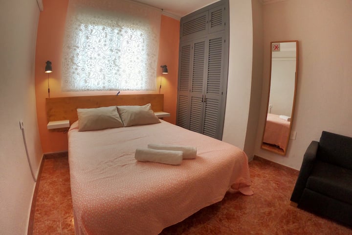 <Fn-3>private Room&key>ac>wifi>beach>train St. - Málaga