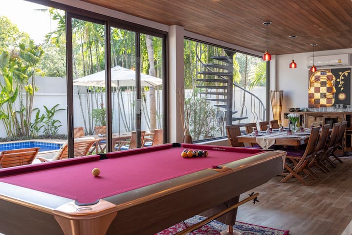 *4br Villa | Pool, Pool Table, Bbq & Garden V136 - Phuket