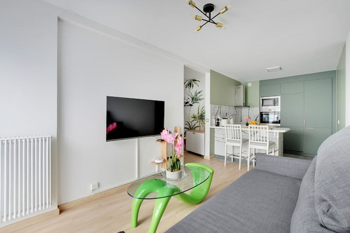 2 Pièces Calm 10 Min De Paris & Free Parking Métro - Le Bourget