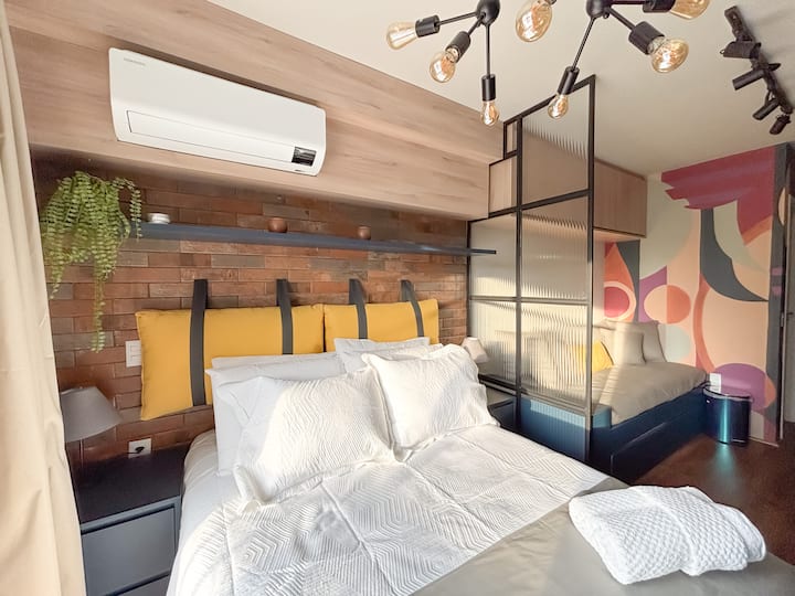 Loft Mural Art - óTimo Loft Na Região De Pinheiros - São Paulo