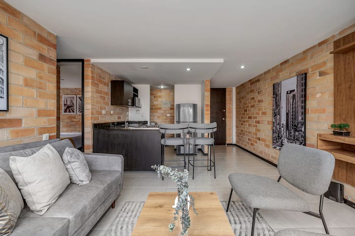 2bdr/fast Wifi/tesoro Mall Nearby 10-03a - Medellín