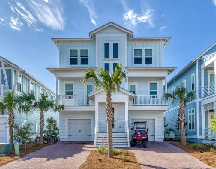 Prominence W/ Lsv/golf Cart, 4 Bikes, Gulf Views! - Seacrest, FL