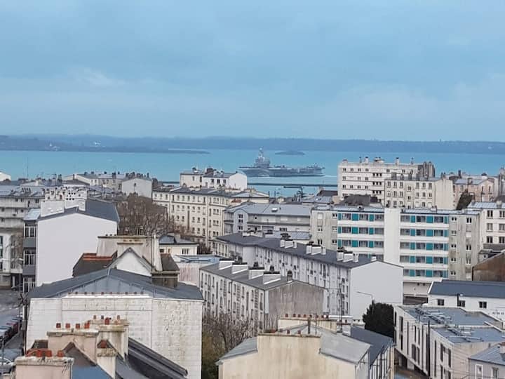 Appartement Vue Mer - Centre - Brest