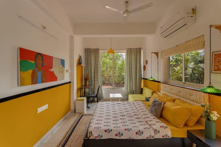 Cosy 2bhk W. Pool At Vagator - Goa