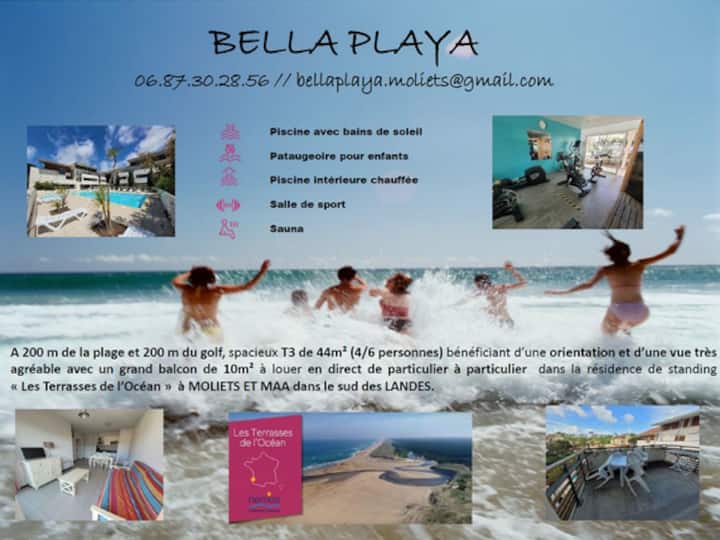 Plage 200m/4-6 Pers/piscines/sauna/salle De Sport - Moliets-et-Maa