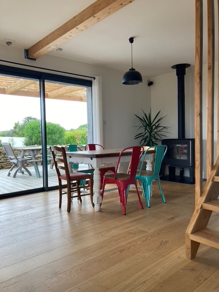 Maison Ossature Bois Bord De Mer - Plozévet