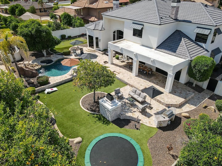 2 Separate Game Rooms-heated Pool/spa/b-ball Court - Mesa, AZ