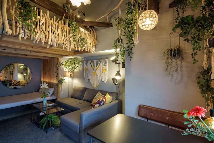 Hyuga Surfcamp 110 - Cozy Cottage W Terrace & Loft - 日向市