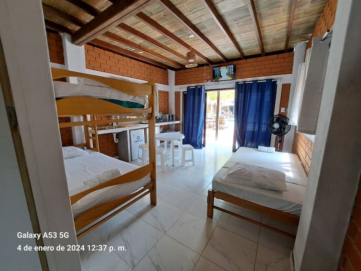 Bungalow "Caballito De Mar Vip" 1er Piso - Máncora