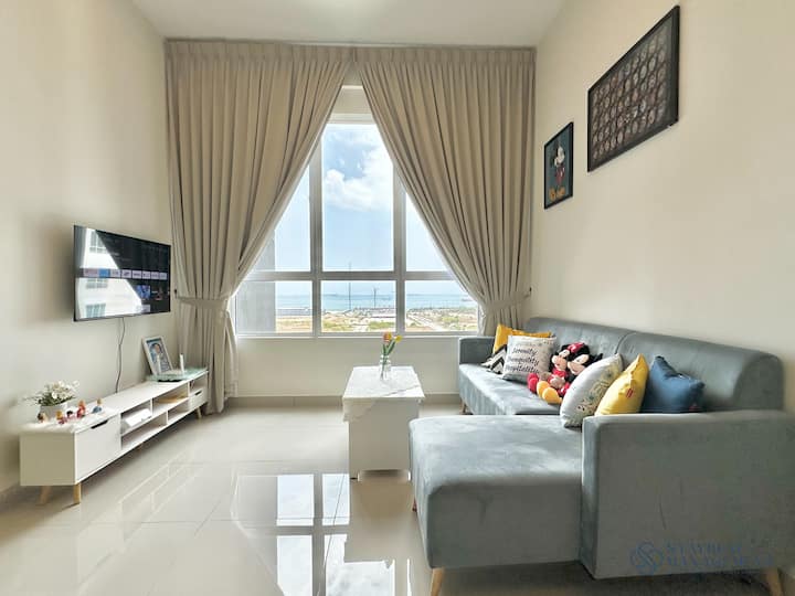 Amber Cove Melaka•2br/4pax•seaview•freewifi - マラッカ