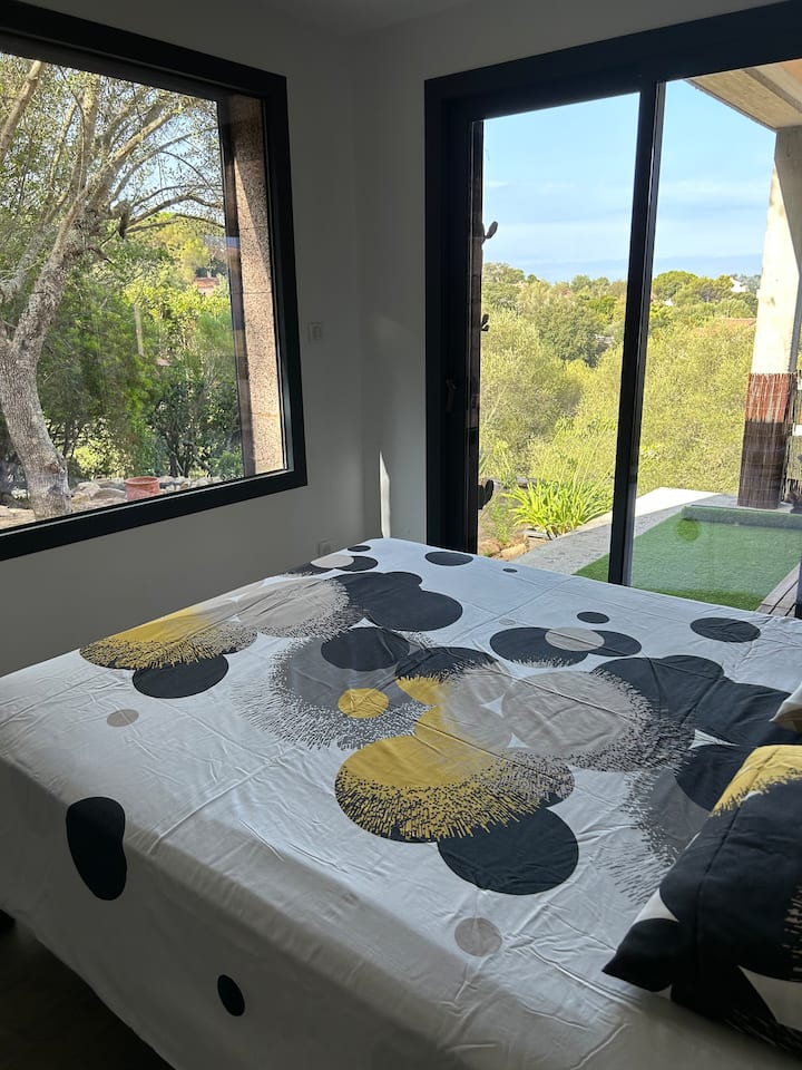 T3 Avec  Jardin Et Vue Mer - Porticcio
