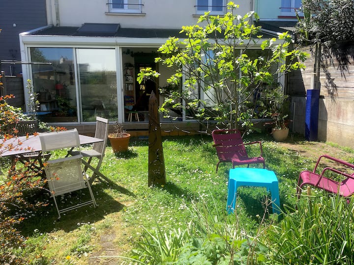 3 Chambres-4 Lits, Jardin - Saint-Nazaire