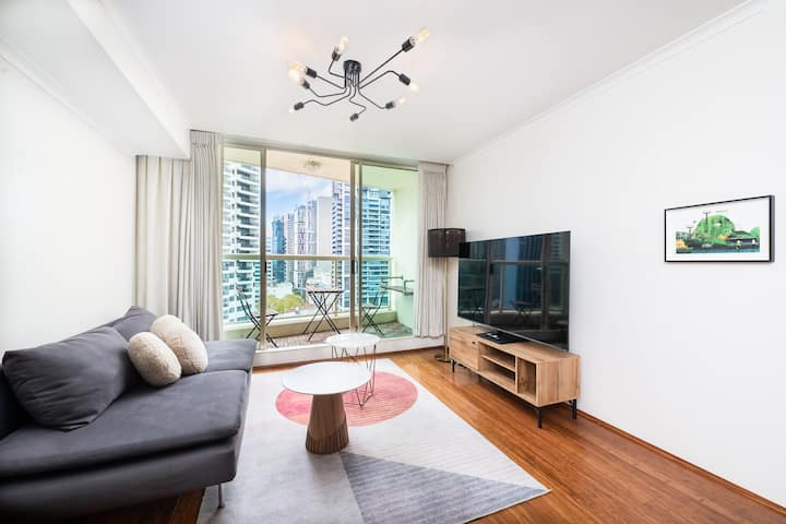 Cbd Sydney - King Suite Sussex St 2 Room 1 Parking - Sydney