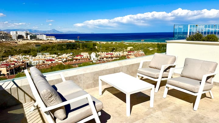 Aura-piscina 2 Vista Al Mar - Alicante Airport (ALC)