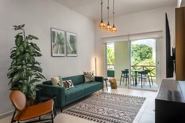 Downtown Modern Beachwalk Apartment Oasis Las Olas - Playa del Carmen