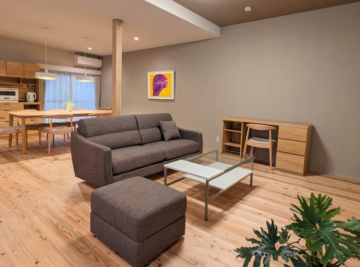 【Cobaco大濠】戸建てを貸し切り｜家族旅行に最適｜大濠公園駅徒歩3分｜最大12名 - Fukuoka