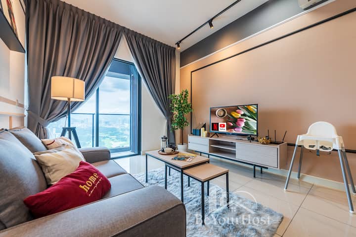 New 5-star Modern 2br Bestview City Netflix Mrt - Kuala Lumpur