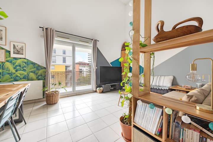 Le Surf : Triplex (T4) Parking, Rooftop Et Clim - Toulouse