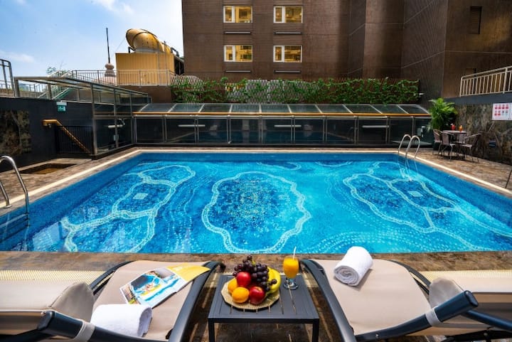 Deluxe Room With Swimming Pool+gym+near Subway - Macao