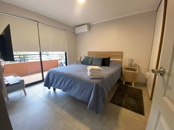 1br Barrio Tranquilo + Full Equipo, Metro Salvador - Providencia
