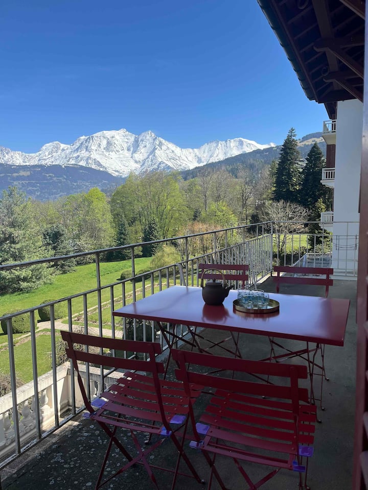 Appartement Central, Vue Mont Blanc - Combloux
