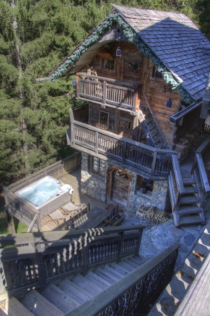 Chalet Atypique Avec Jacuzzi - Chamonix