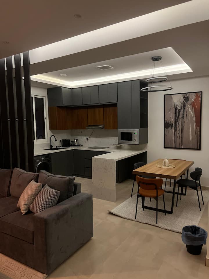 2br | Modern Style W/ Full Kitchen & Self Entry - Riyadh