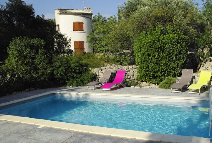 Grande Villa Et Grand Jardin Au Soleil - Balazuc