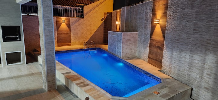 Piscina Aquecida (Taxa A Parte),churrasq, Ar Cond - Praia Grande